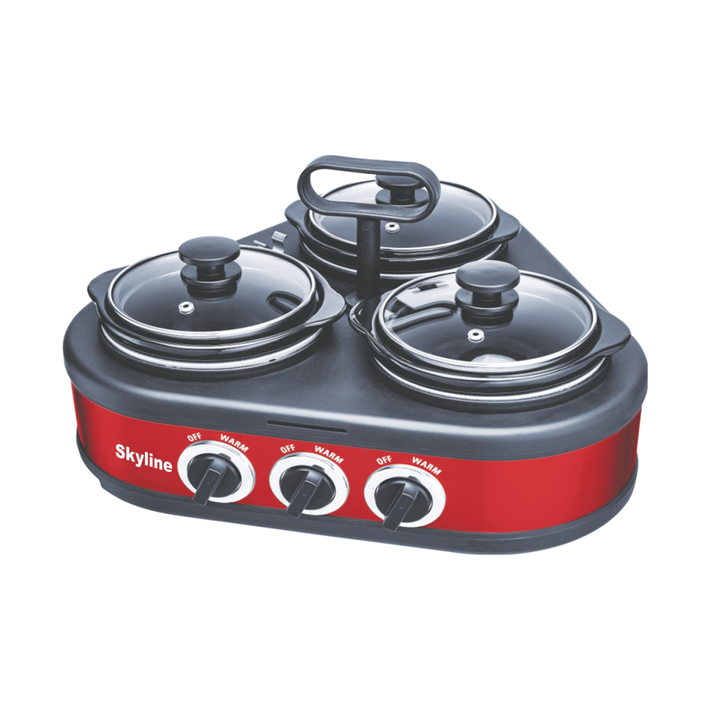 Skyline | Tripple Pot Slow Cooker